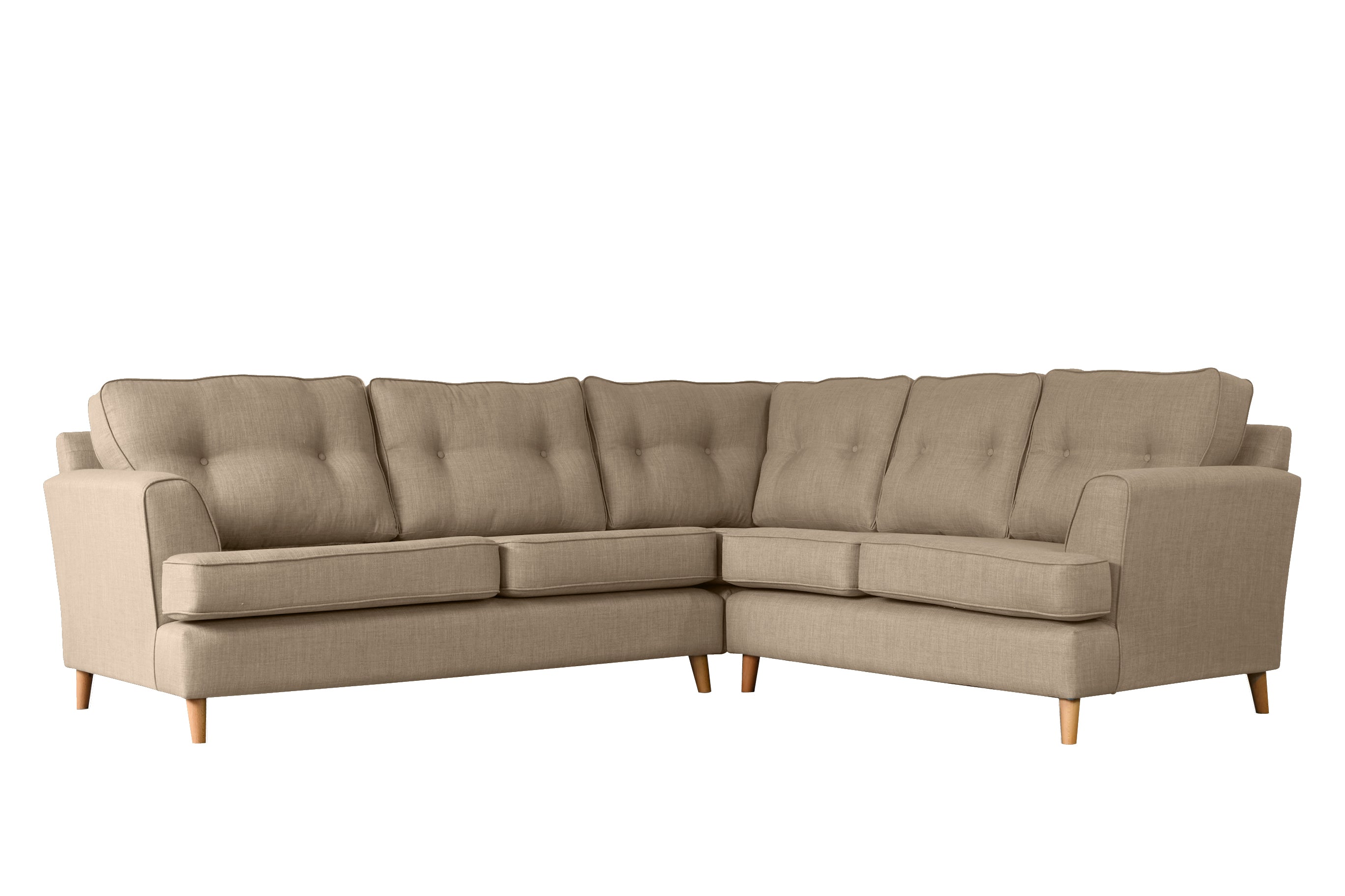 Poppy Modular Option 2 Linoso Biscuit – SofaSofa